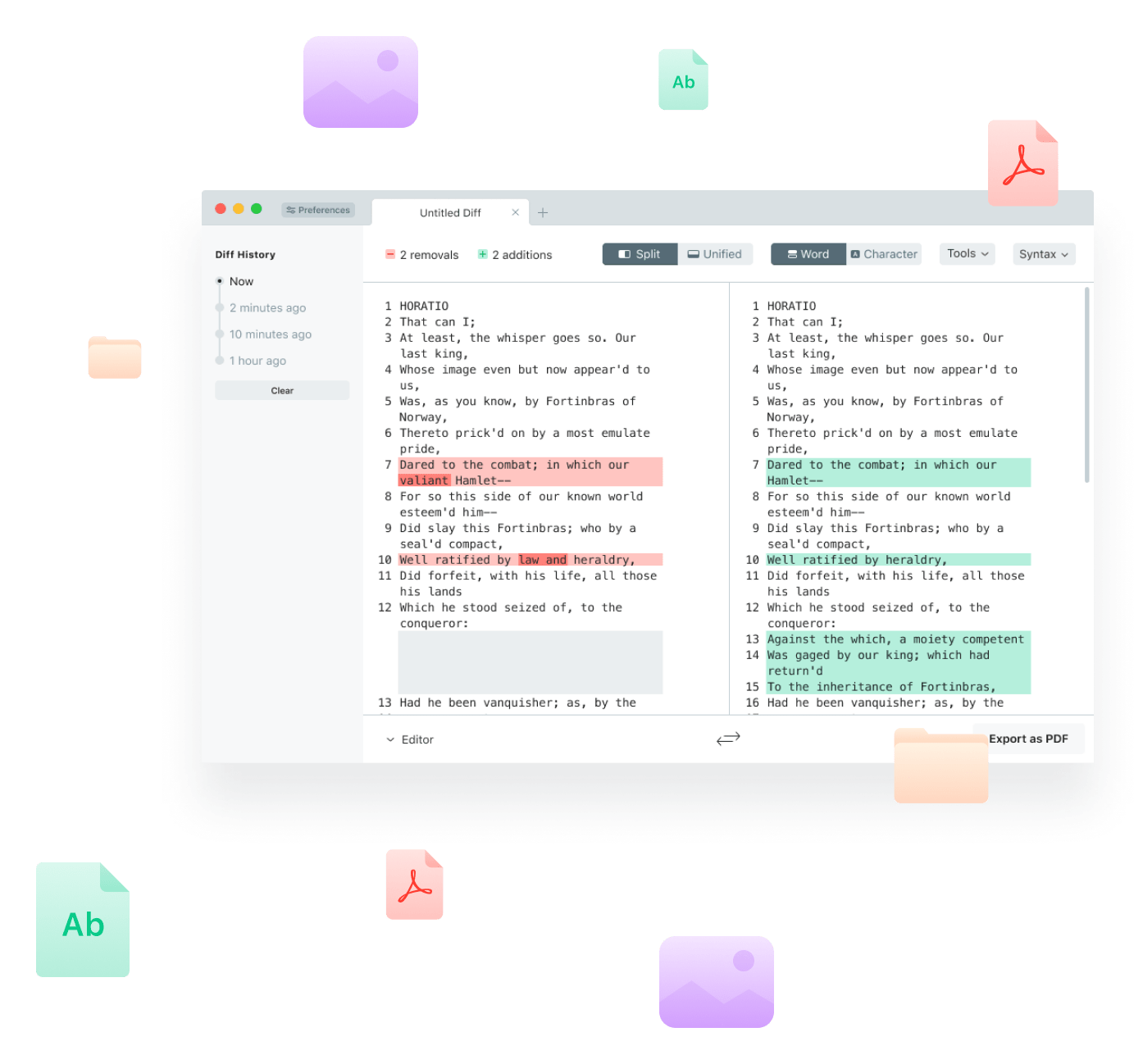 Diff Tool For Windows Mac And Linux File Comparison Diffchecker Desktop Diff Tool For Windows Mac And Linux File Comparison Diffchecker Desktop